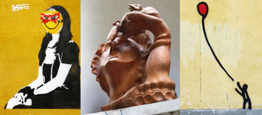 Graffiti and frescoes in Florence - TheSupercargo